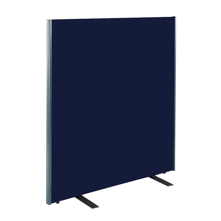 Floor screen, 1200x1800 mm, blue | AJ Products UK