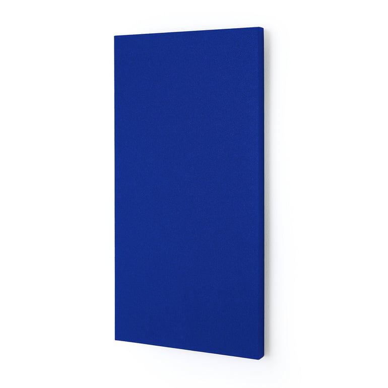 Acoustic panel POLY, rectangular, 600x1180x56 mm, blue | AJ Products UK