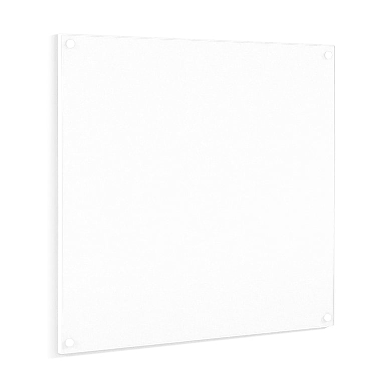 Frameless whiteboard, 1476x1176 mm, white edging | AJ Products UK