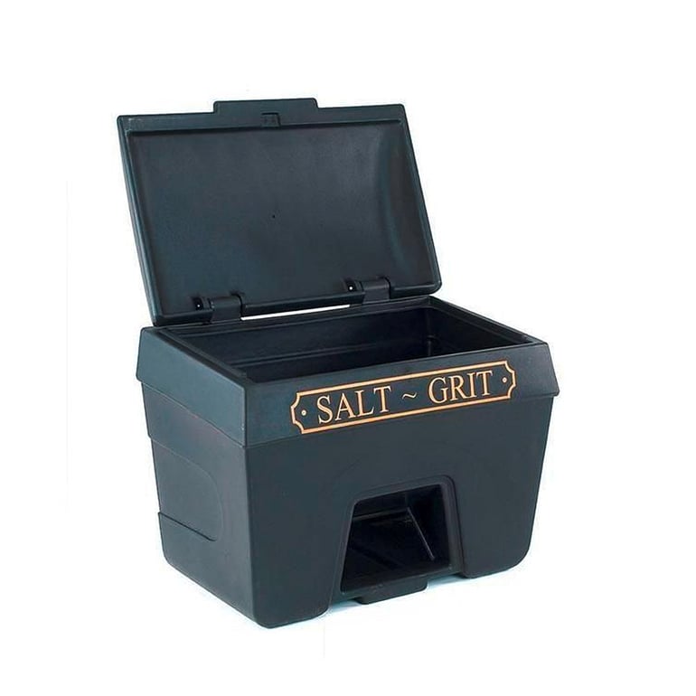 Victorian salt bin with hopper feed, 725x850x505 mm, 200 L | AJ Products UK