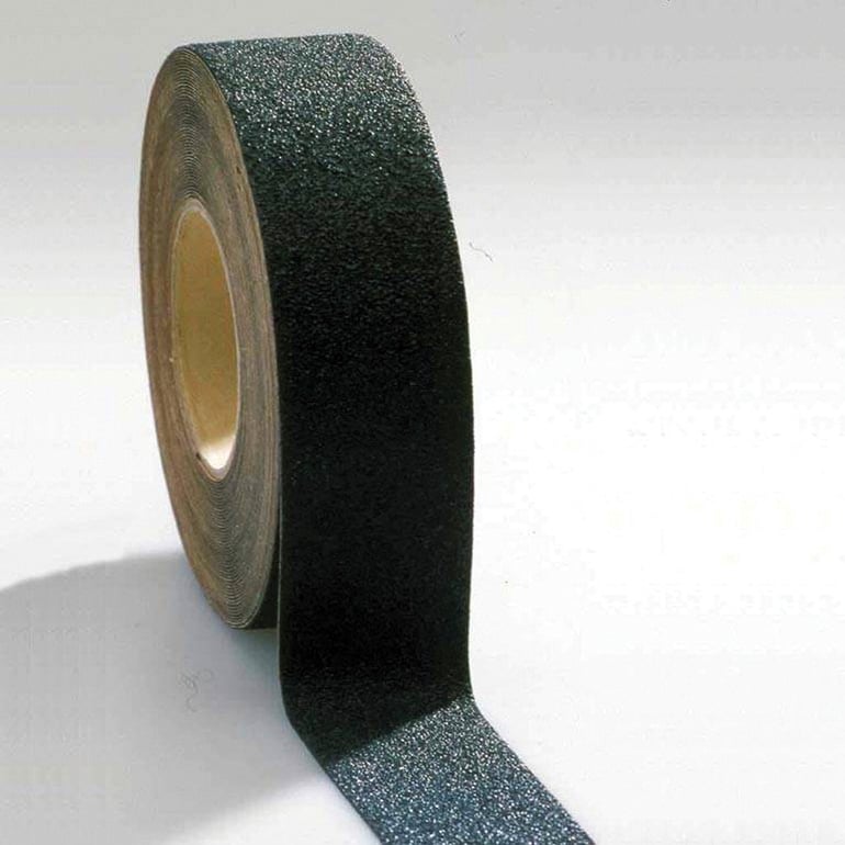 Grip-foot anti-slip tape, 25 mm x 18.3 m, black | AJ Products UK