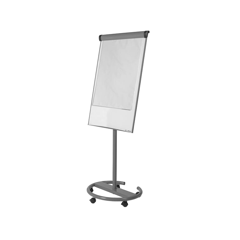 Mobile flip chart easel ULTIMATE, 700x1000 mm, grey | AJ Products IE