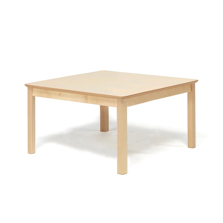 Children's table ZET, birch, 800x800x500 mm | AJ Products IE