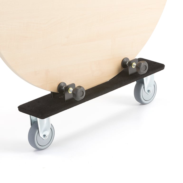 Table dolly, 600x125x153 mm, black | AJ Products UK