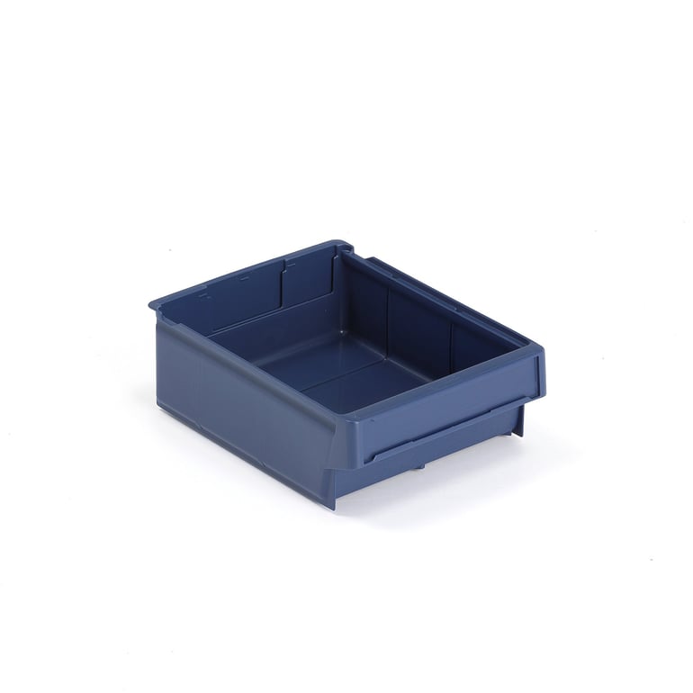 Store box DETAIL, fits 2 dividers, 300x230x100 mm, blue | AJ Products UK