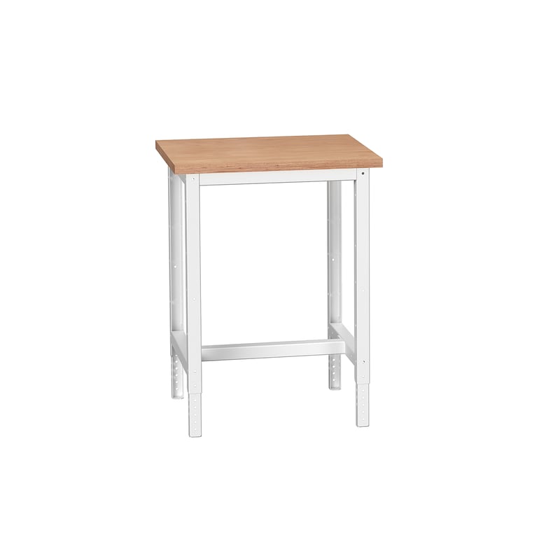Basic adjustable workbench BOTT®, 700x600 mm, multiplex | AJ Products IE