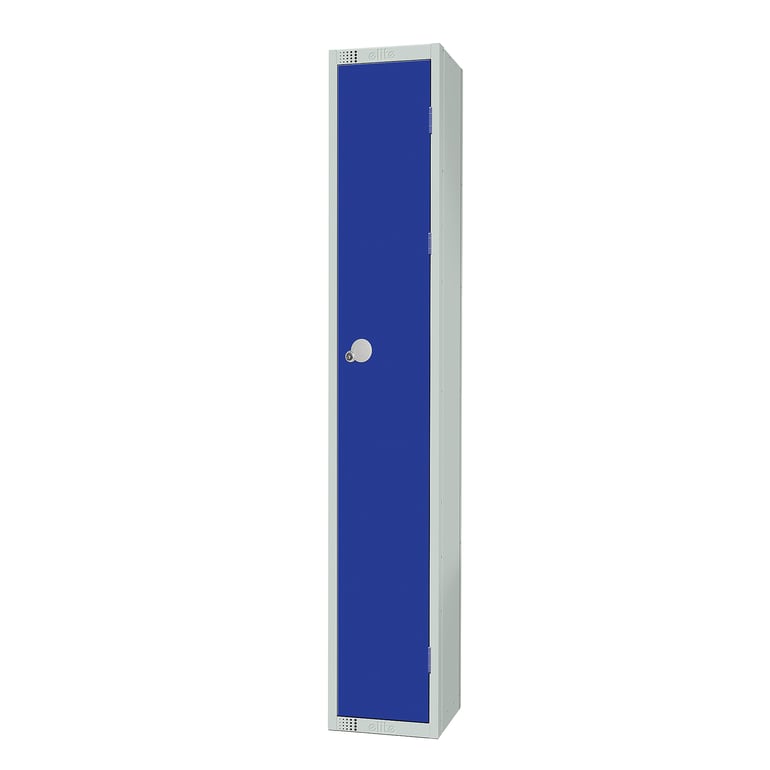 Elite locker, 1 door, 1800x300x450 mm, dark blue | AJ Products IE