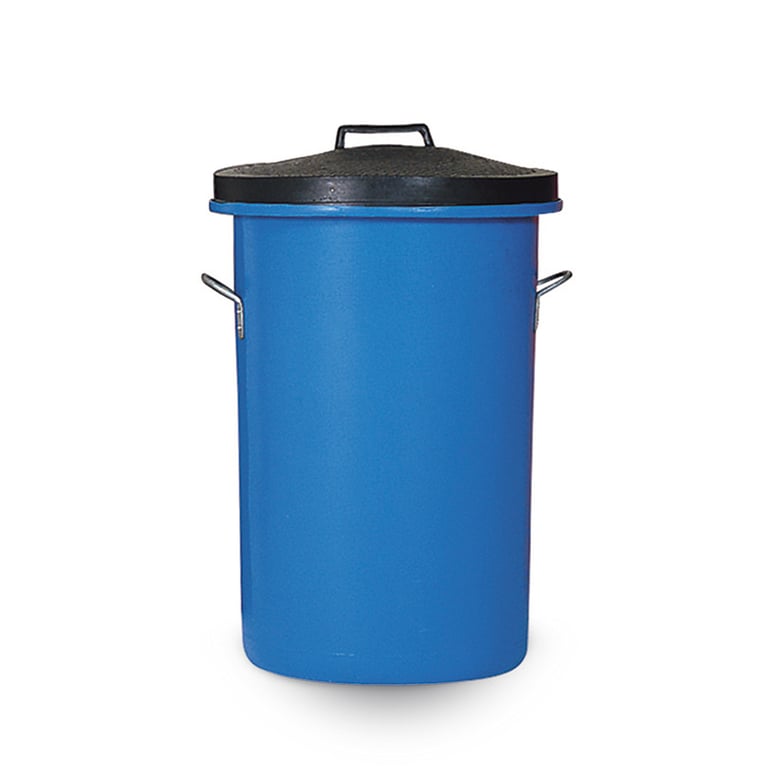 Heavy duty coloured dustbin, Ø 476x673 mm, 99 L, blue | AJ Products IE