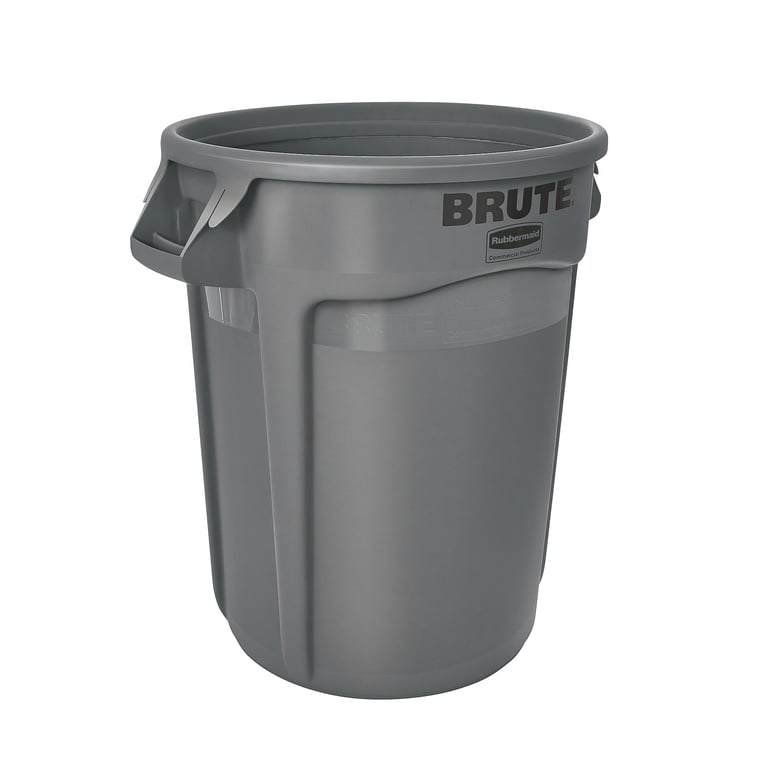 Round container BRUTE®, Ø 559x692 mm, 121 L, grey | AJ Products UK