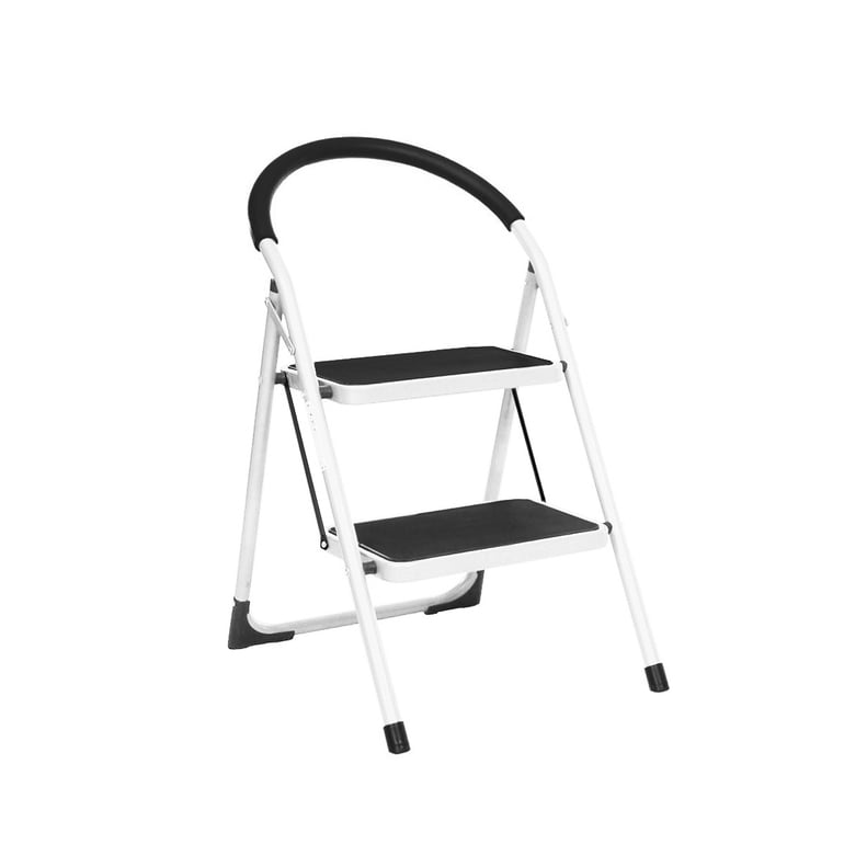 Folding steps, 2 treads, 820x450x520 mm | AJ Products UK
