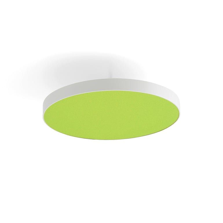 Takabsorbent GRACE, Ø 580 mm, nedpendlad 100 mm, lime | AJ Produkter
