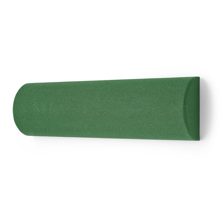 Acoustic panel POLY, half cylinder, Ø 280x1000 mm, dark green | AJ ...