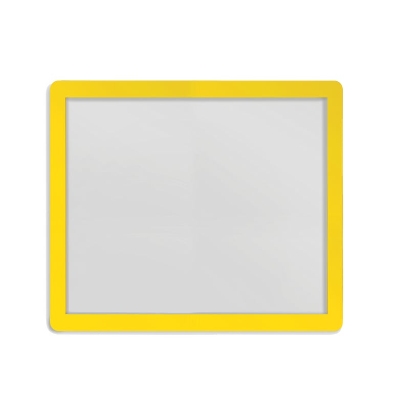 Magnetic document frame, 10-pack, A3, yellow | AJ Products IE