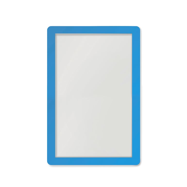 Magnetic document frame, 10-pack, A4, blue | AJ Products UK