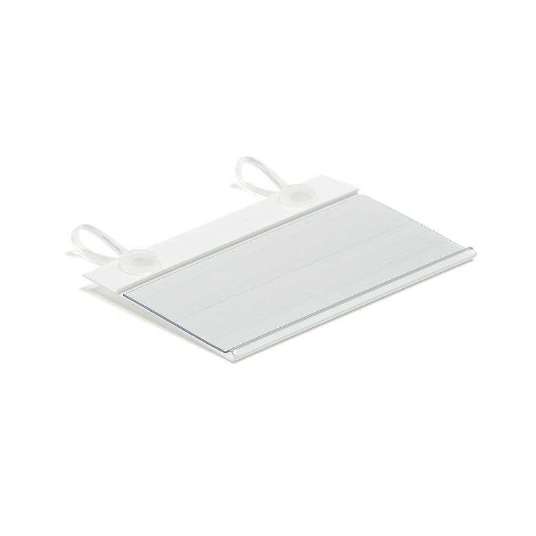 Label holder for shelf front stop SHOP, 40x80 mm | AJ Products UK