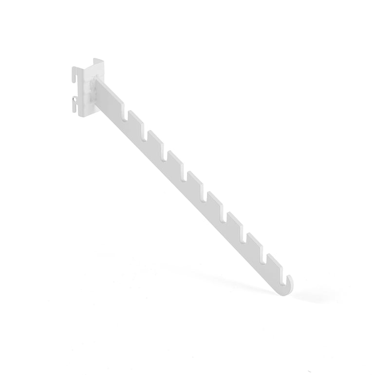 Clothing display arm SHOP, 300 mm, white | AJ Products UK