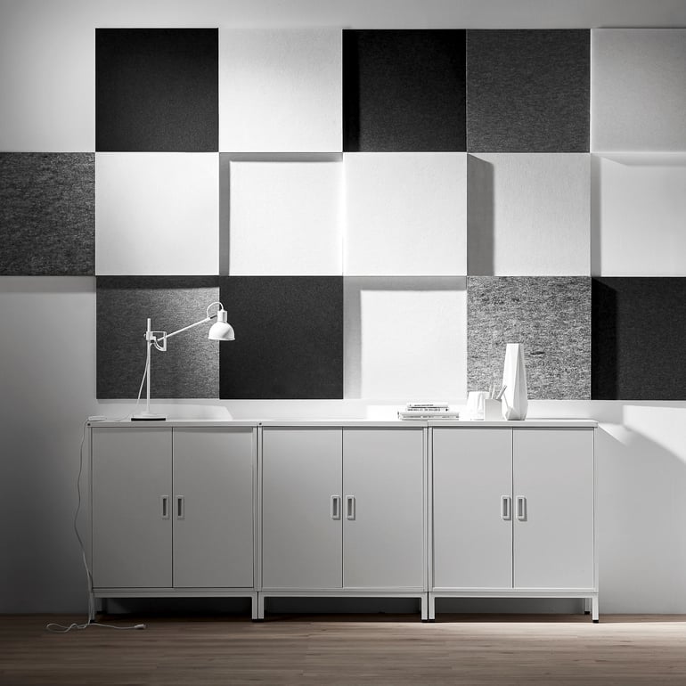 Acoustic panels PATTERN, 600x600x40 mm, 4 pack | AJ Products UK