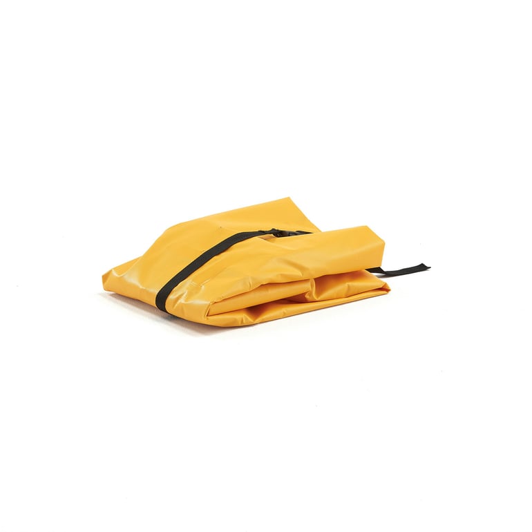 Portable spill containment berm, 299 L, yellow | AJ Products UK