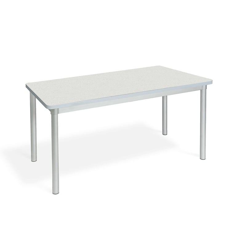 Classroom table ENVIRO, 1200x600x760 mm, speckled grey | AJ Products UK