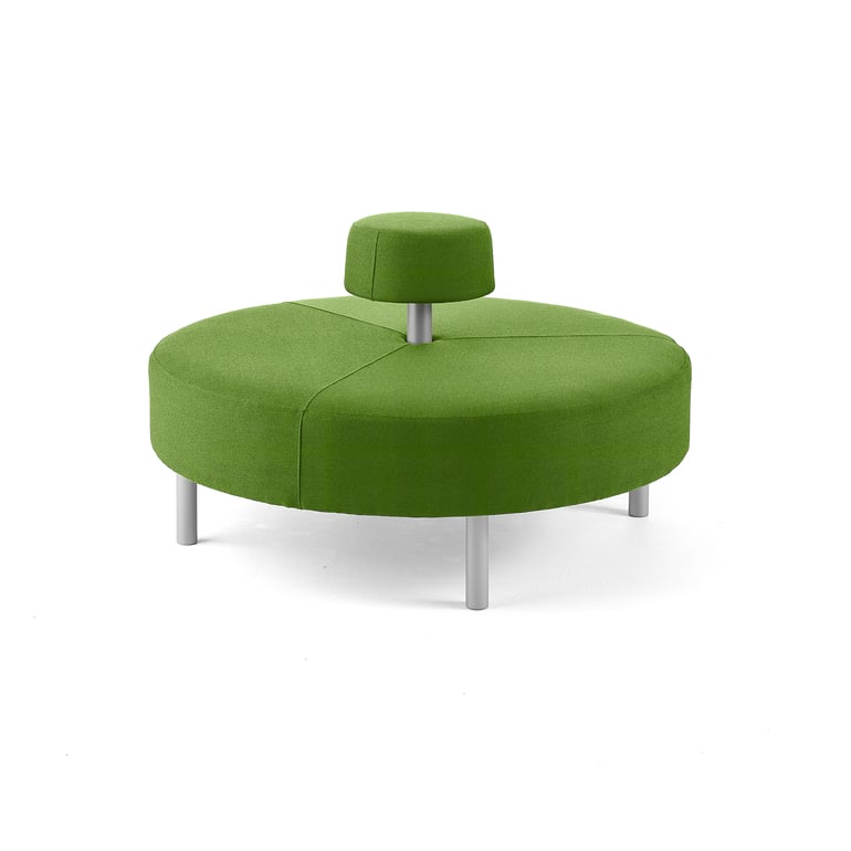 Pall DOT med rund rygg, sitthöjd 450 mm, Ø 1300 mm., Tyg Repetto ...