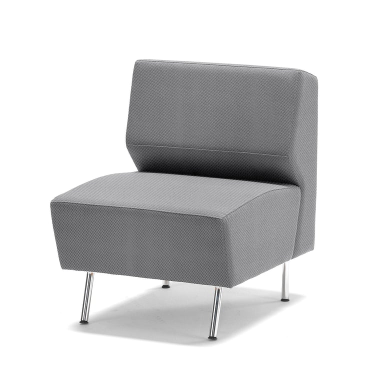 Armstóll Alex, Repetto áklæði, ljósgrár | AJ Vörulistinn