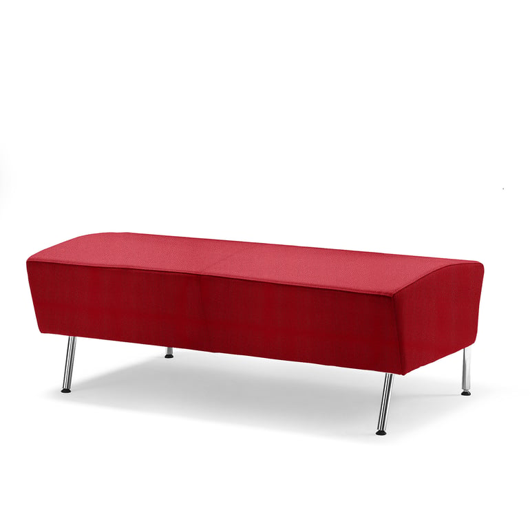 Pall ALEX, rak, 1200 mm, Tyg Repetto roströd | AJ Produkter