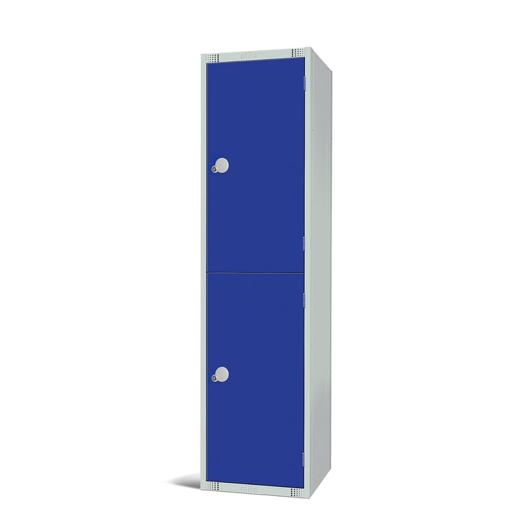 Elite locker, 2 door, 1800x450x450 mm, dark blue | AJ Products IE