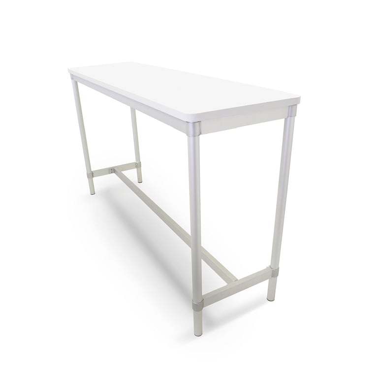High dining table ENVIRO, 1800x500x1010 mm, white | AJ Products UK