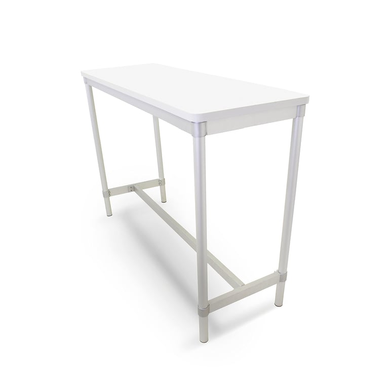 High dining table ENVIRO, 1200x500x1010 mm, white | AJ Products UK