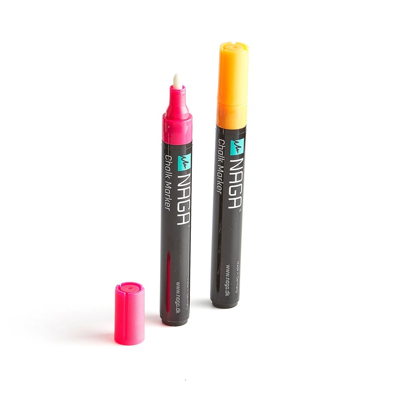 Markeri za staklenu ploču, 4,5 mm vrh, 2 -pak, rozi + narančasti | AJ ...