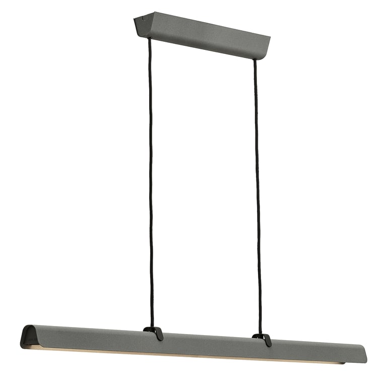 Taklampe EOS, LED, 1180 mm, grå | AJ Produkter