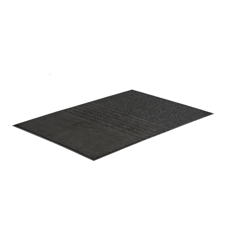 Ieejas paklājs Three, 1200x1900 mm, melns | AJ Produkti