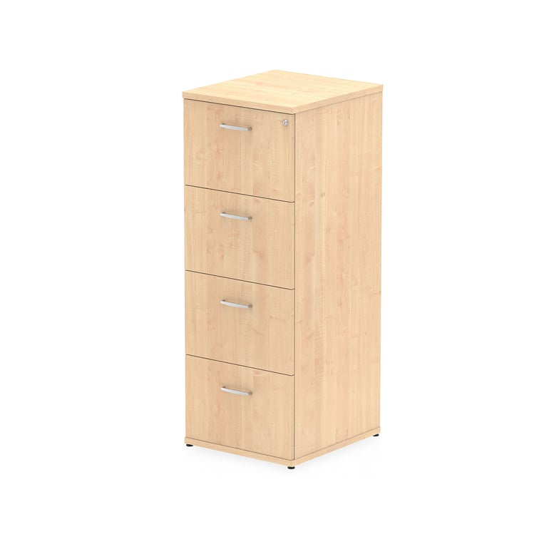 Filing cabinet RECORD, 4 drawers, 1445x500x600 mm, maple laminate | AJ ...