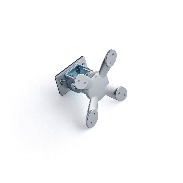 Monitor bracket CUBIC, silver | AJ Products UK