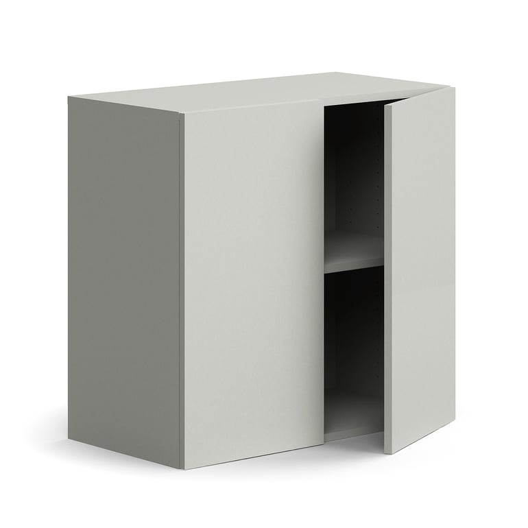 Szafa QBUS, 1 półka, 768x800x420 mm, jasnoszary | sklep AJ Produkty