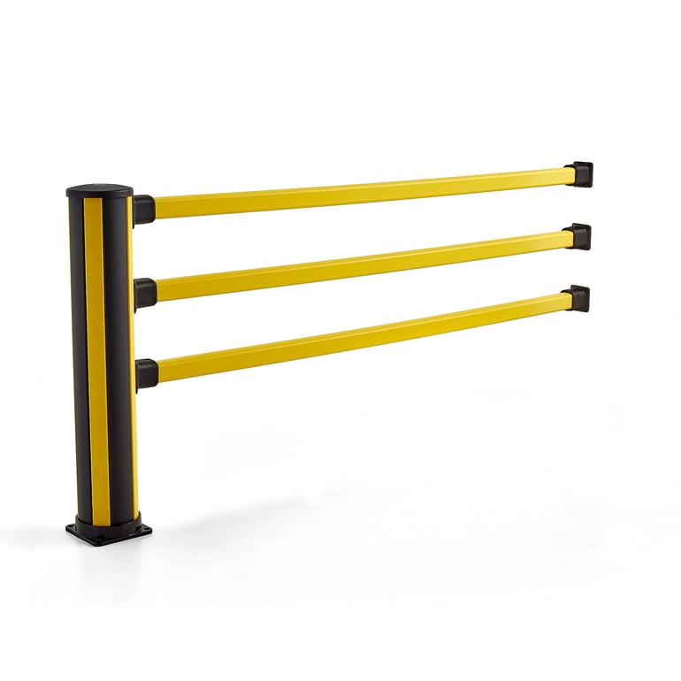 Flexible safety crash barrier, extension, 1160x2500 mm | AJ Products UK