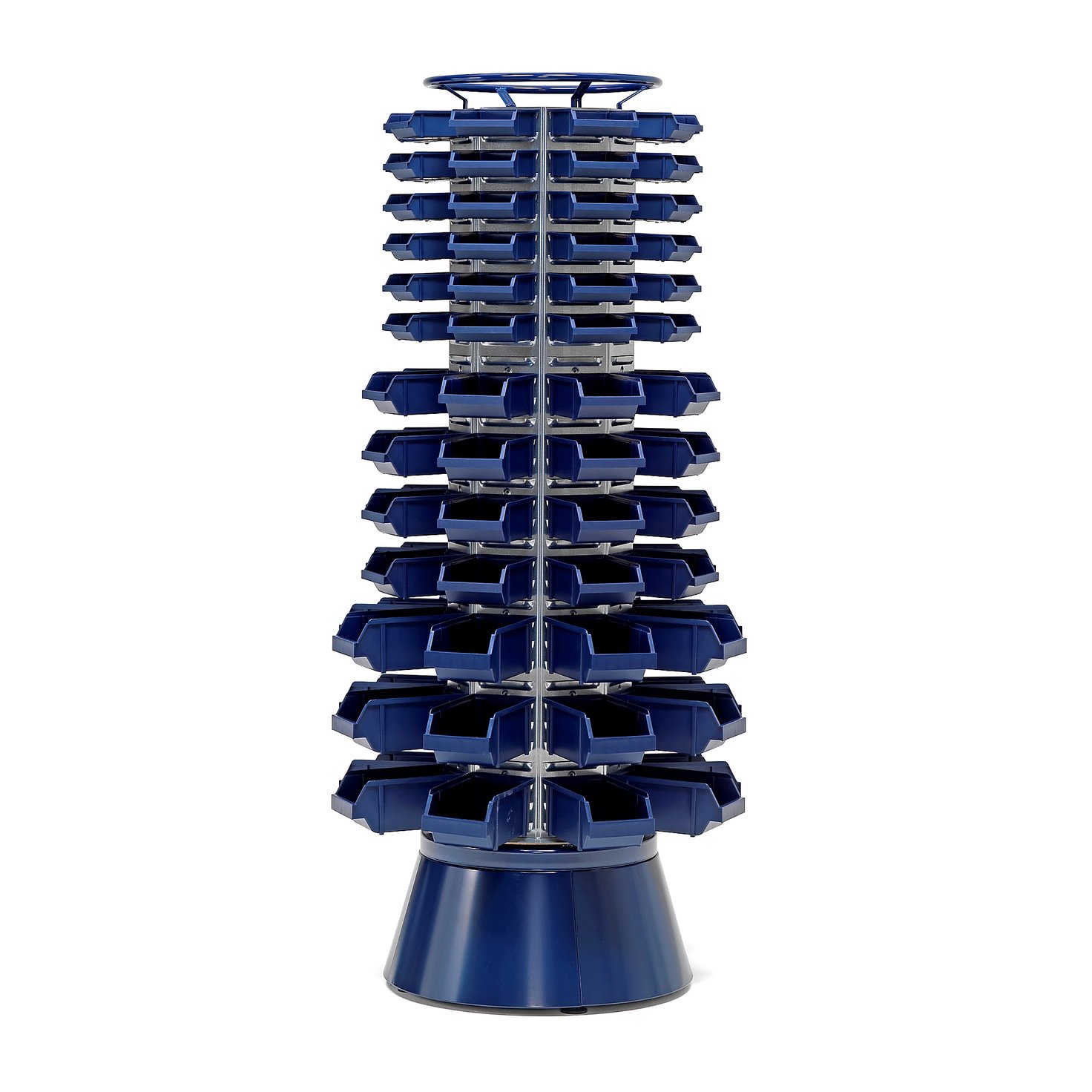 Small parts carousel, 104 drawers | AJ Products