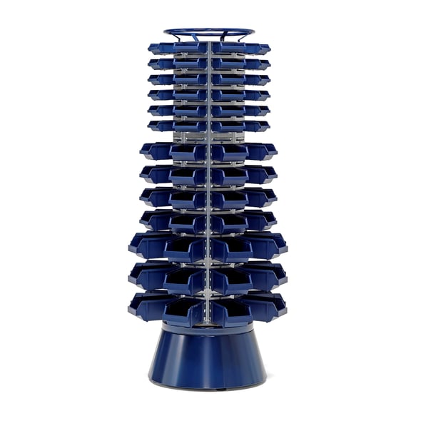 Small parts carousel, 104 drawers | AJ Products