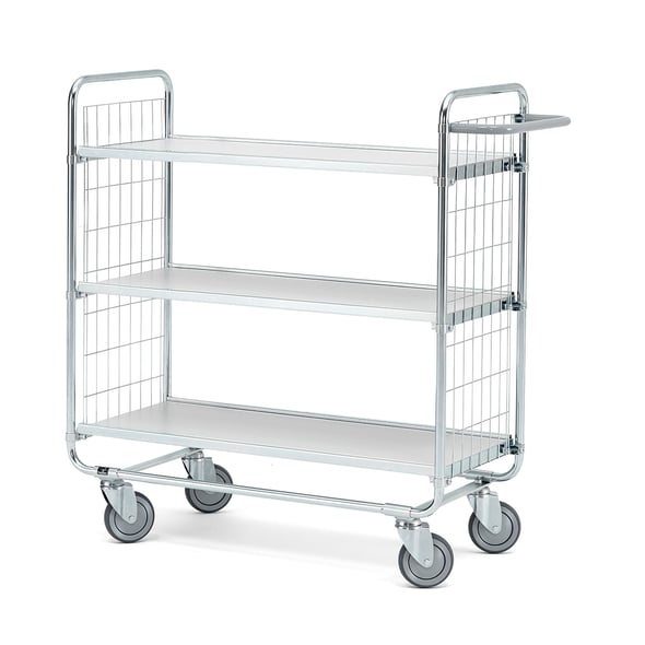 Shelf trolley in UK for workplace | AJ Products