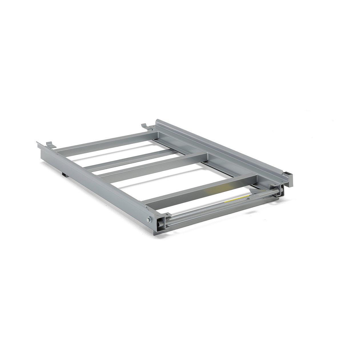 Pull-out pallet cradle, beam model, 700 kg load | AJ Products