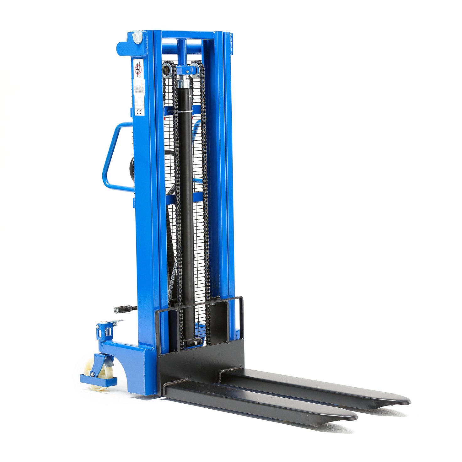 Manual stacker RAISE, 1000 kg load, 2500 mm lift height | AJ Products