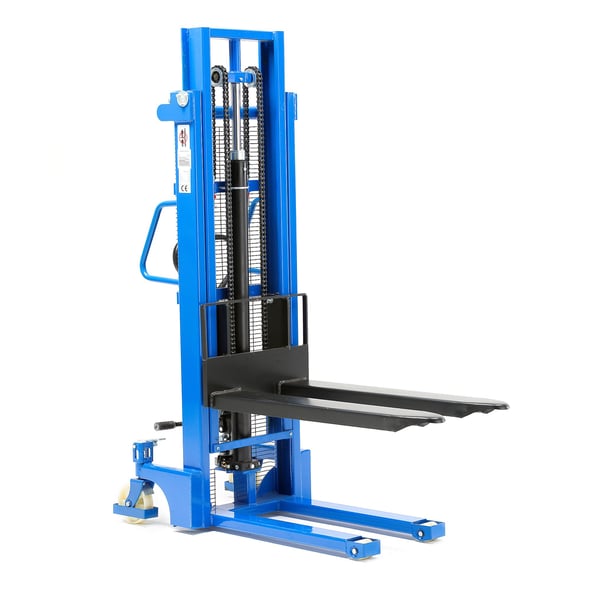 Manual stacker RAISE, 1000 kg load, 2500 mm lift height | AJ Products