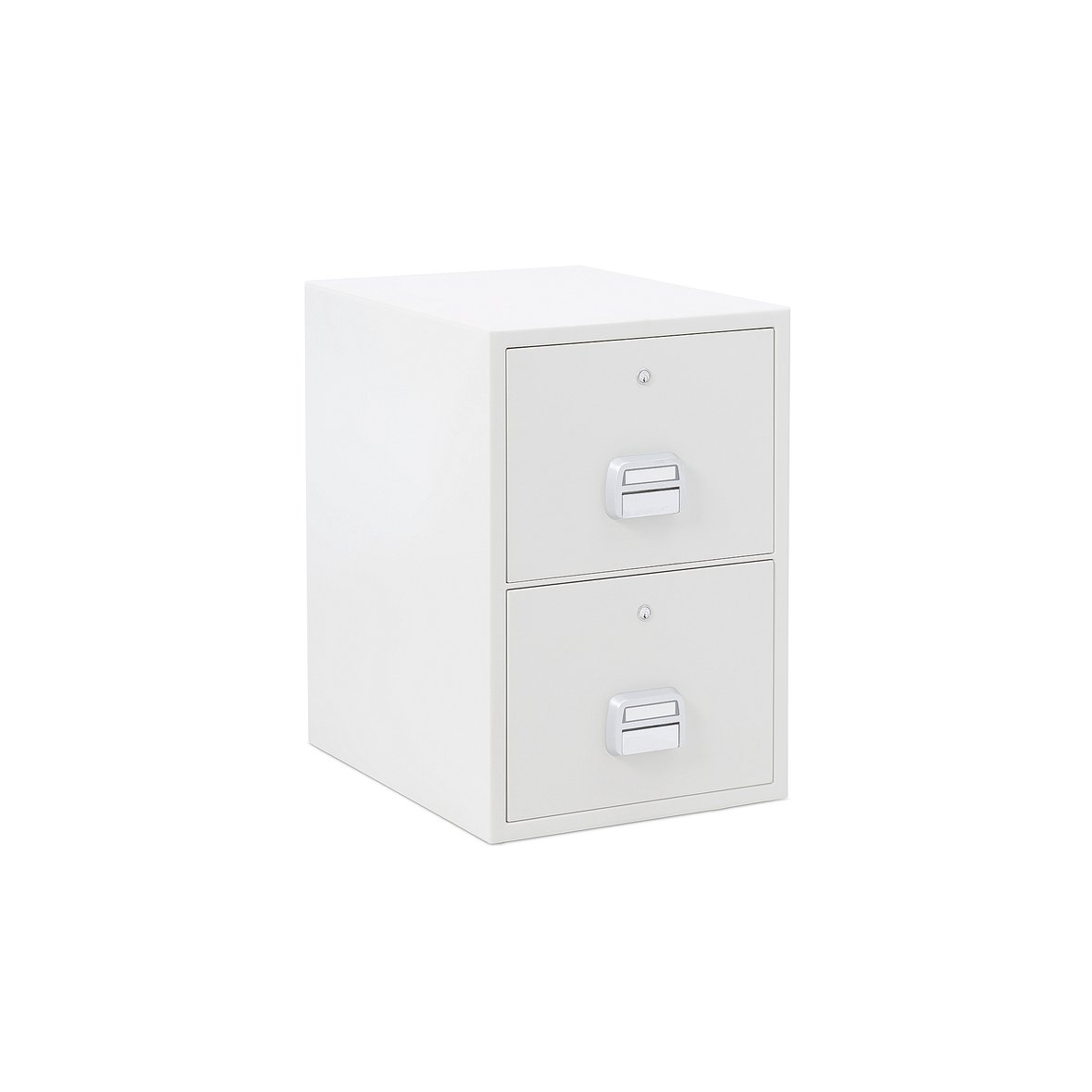 Fireproof filing cabinet SHELL, 90 min. key lock, A4/foolscap, 2 ...