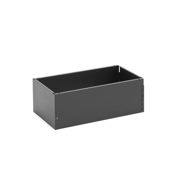 Sokkel til elevskab, 300 mm, sort RAL 9005 | AJ Produkter