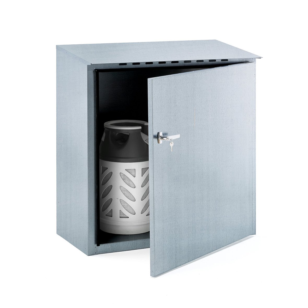 Gas cylinder storage cabinet for outdoor use, 1050x960x476 mm | AJ Products