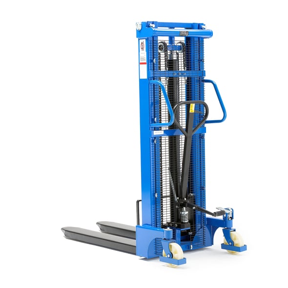 Manual stacker RAISE, 1000 kg load, 2500 mm lift height | AJ Products