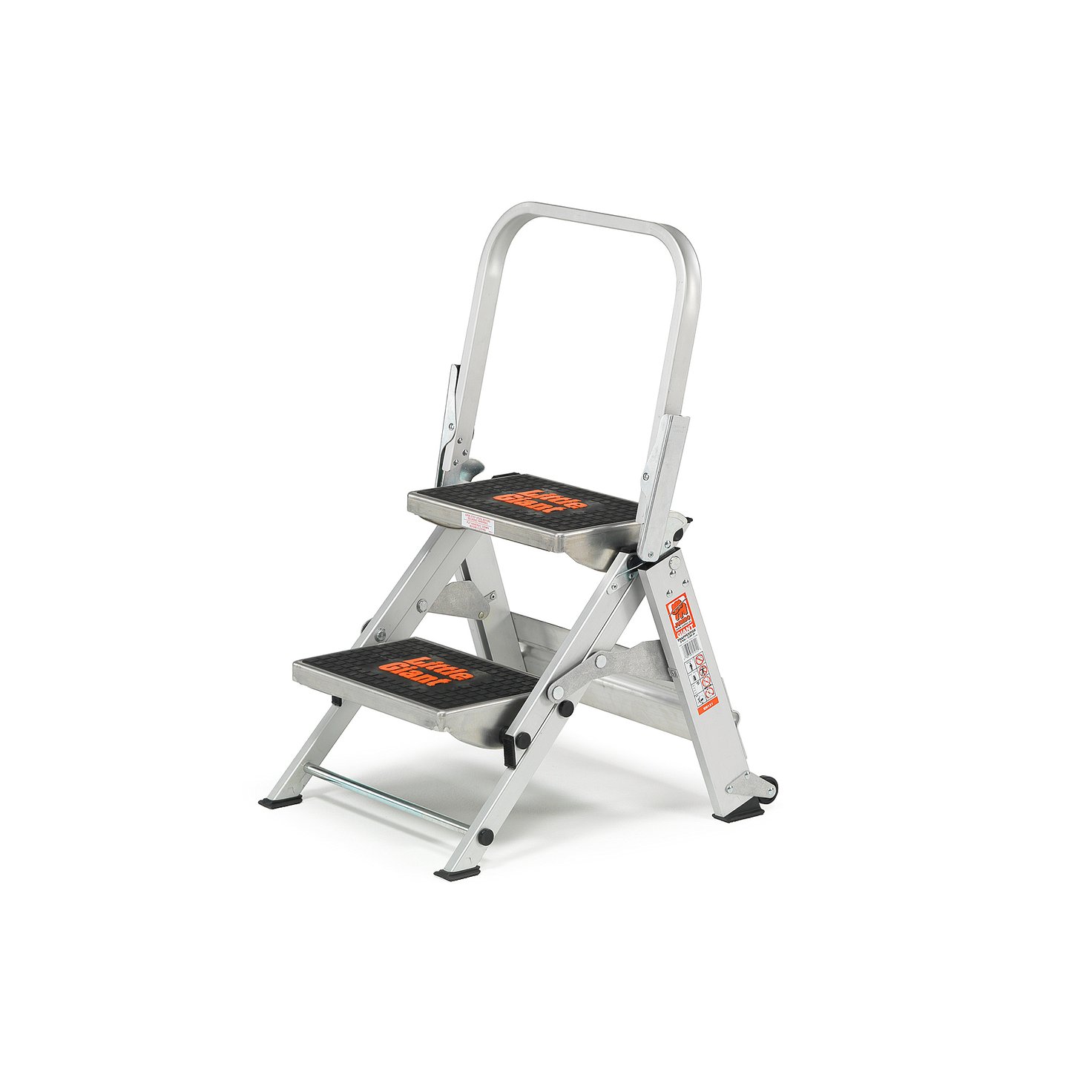 Folding Safety Steps Gradual 2 Treads H 460 Mm Aj Products