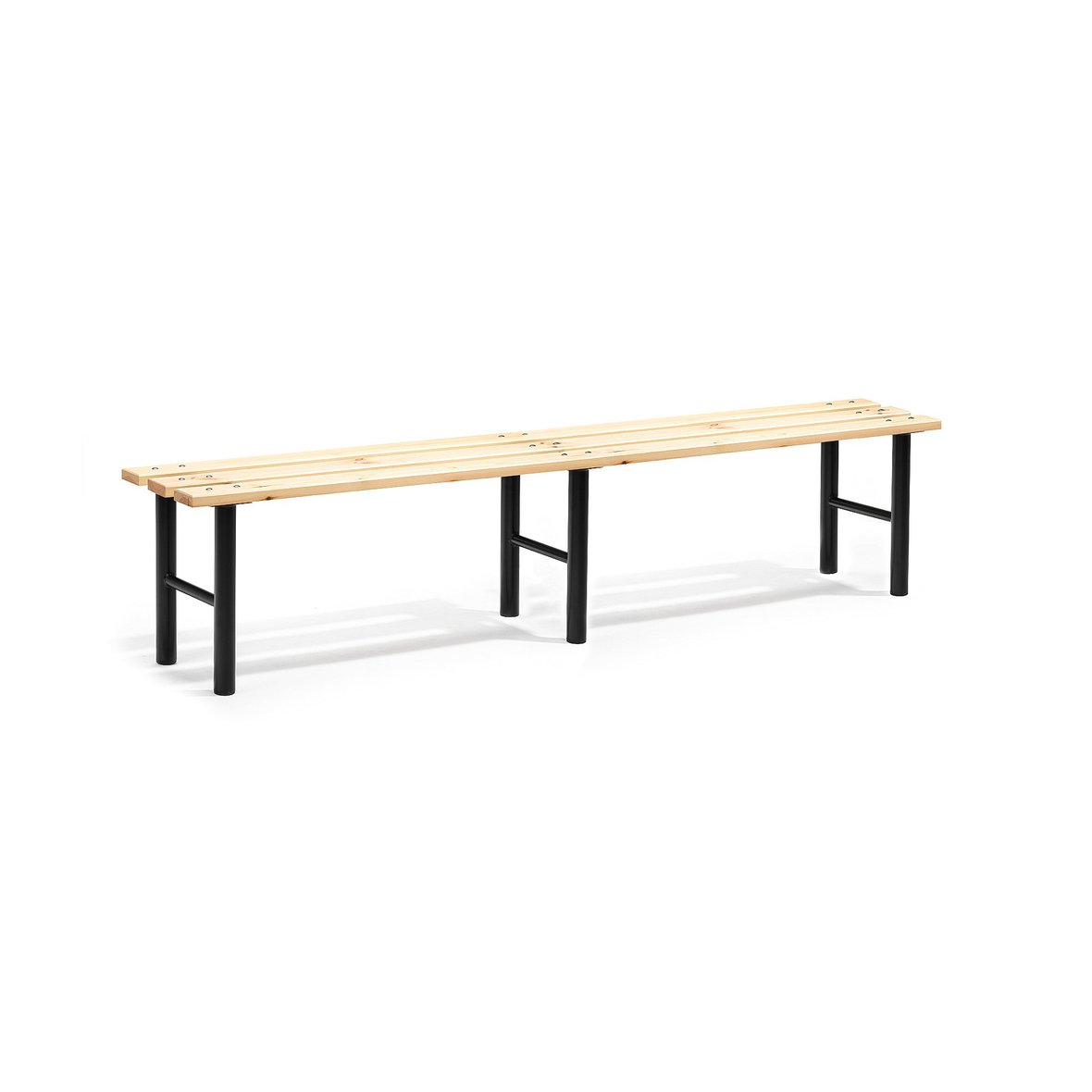Changing room bench STADIUM, 2000x360x430 mm | AJ Products