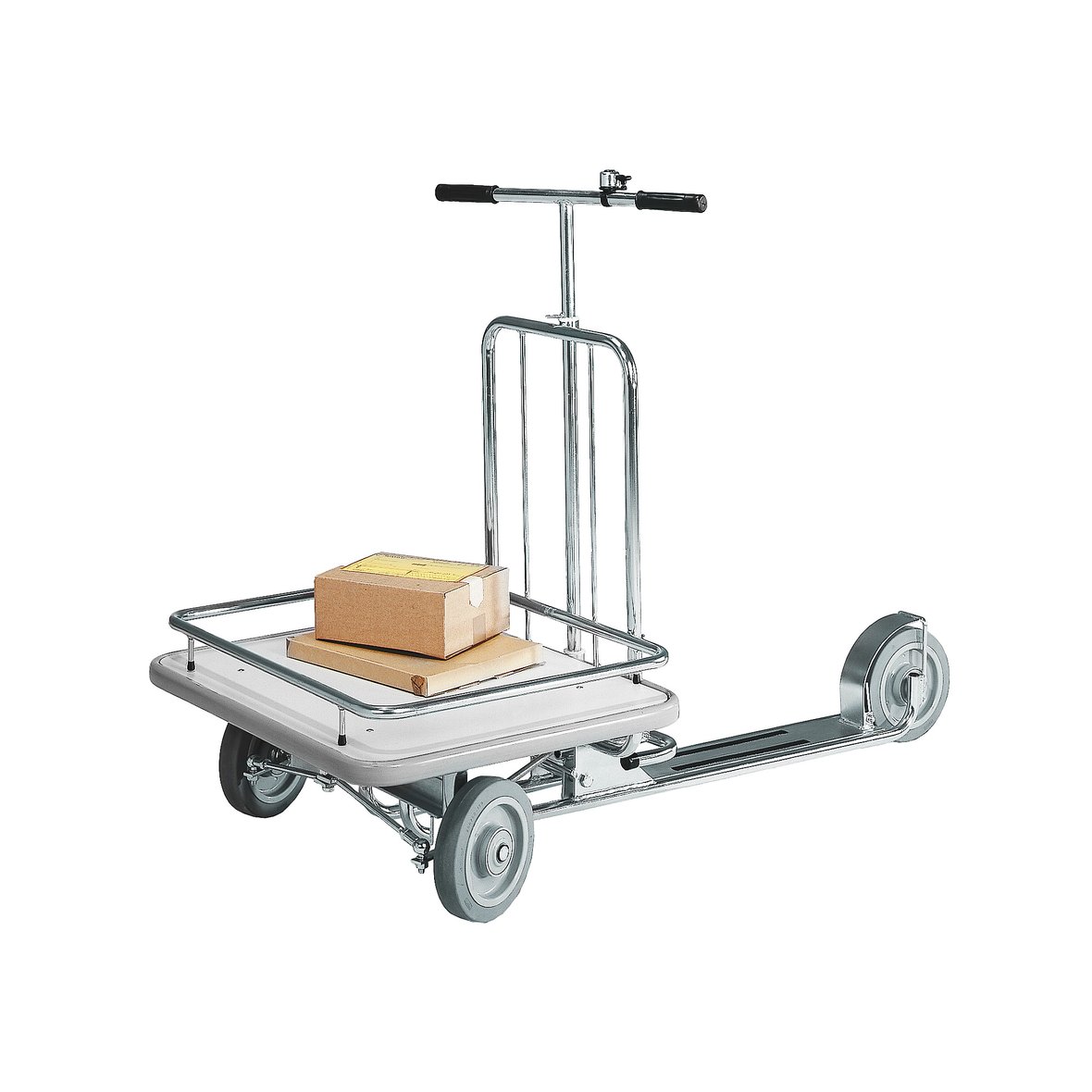 Platform scooter, 150 kg load, 690x580 mm | AJ Products