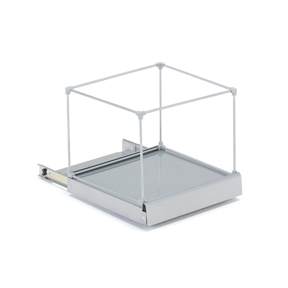 Hängeregistratur auf Schienen, A4, alugrau | AJ Produkte